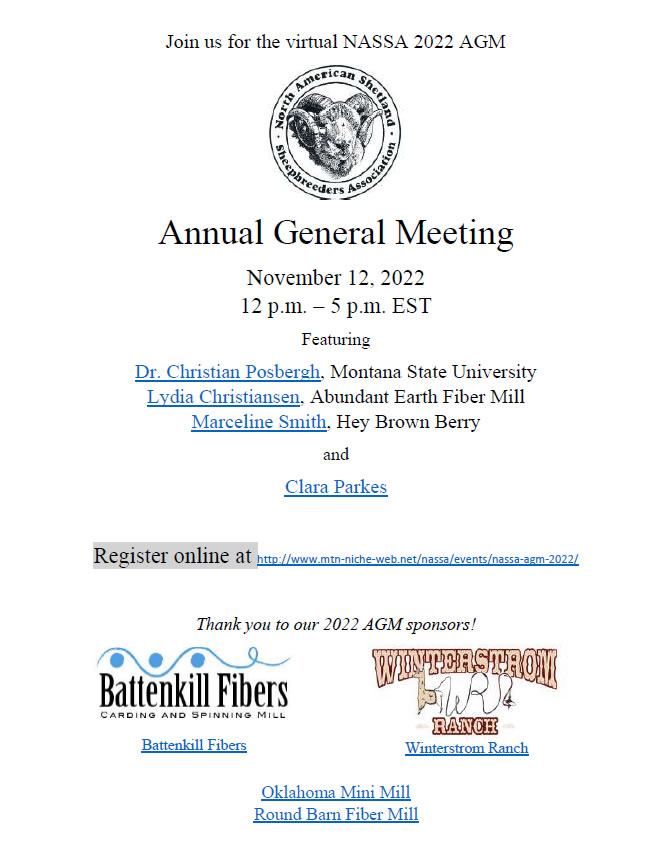 NASSA – North American Shetland Sheepbreeders Assoc